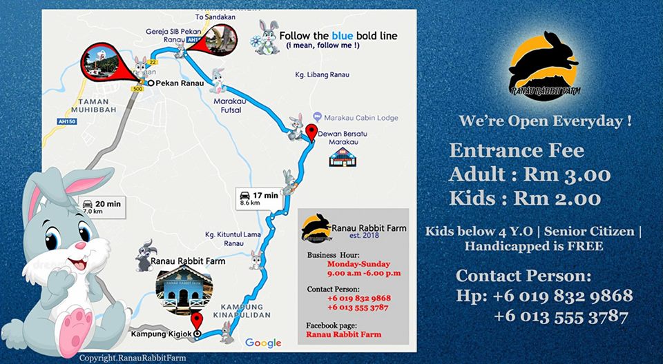 Ranau Rabbit Farm: Taman Arnab Terbaru Di Ranau