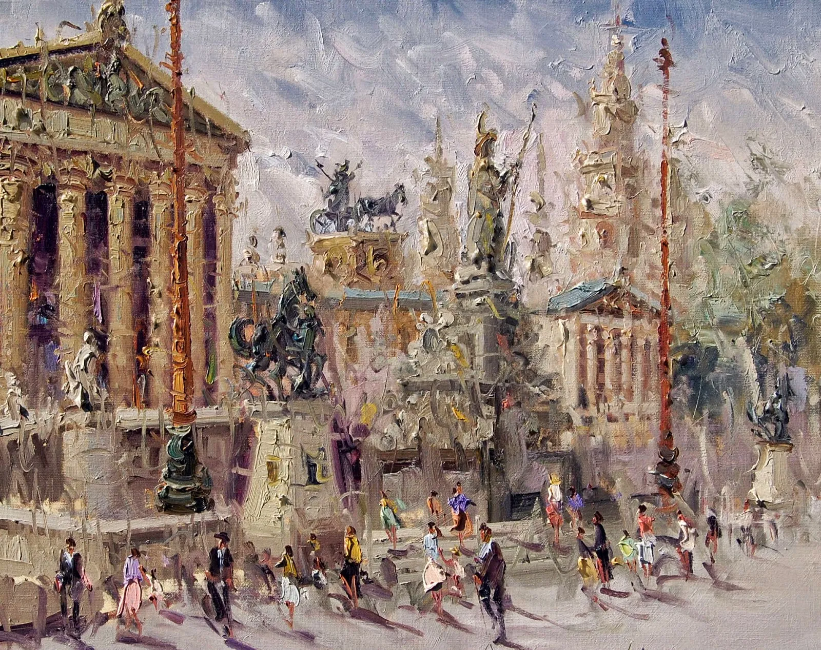 Mostafa Keyhani, 1954 | Cityscape painter | Tutt'Art@ | Pittura ...