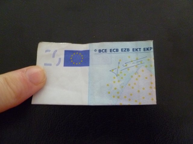 Marly Design: geld strik / money bow