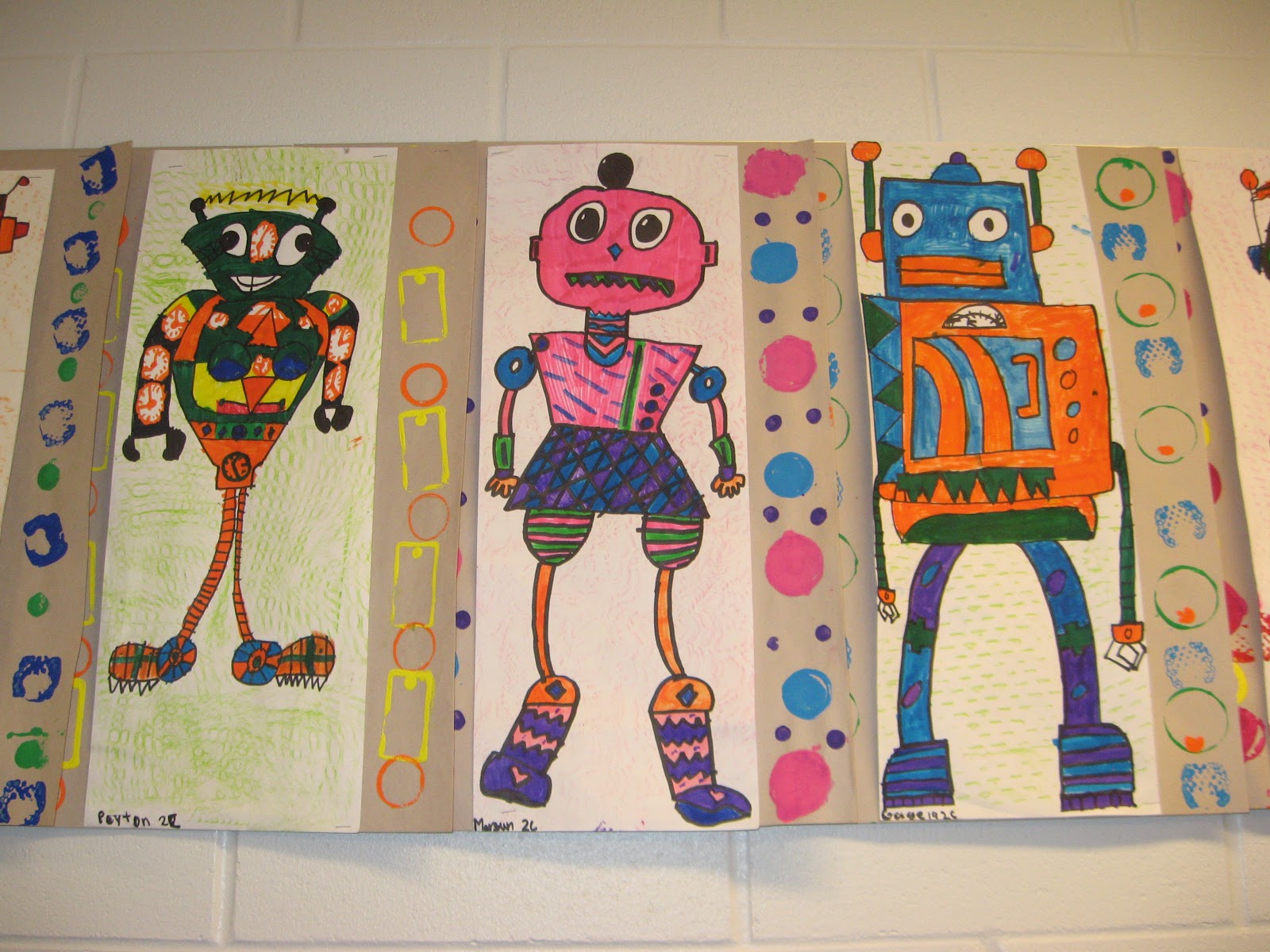Jamestown Elementary Art Blog: 2nd Grade Da Vinci Invented Robots