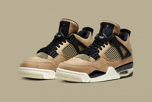 Swag Craze: First Look: Air Jordan 4 WMNS Retro - 'Mushroom'