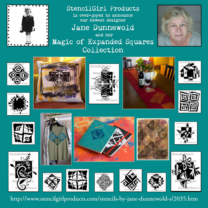 StencilGirl Talk: The Magic of Expanded Squares Collection by Jane ...