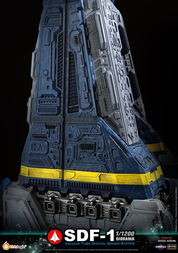 Robotech - Robotech SDF-1 Macross, Diorama Vacuum Tube Digital Sound ...