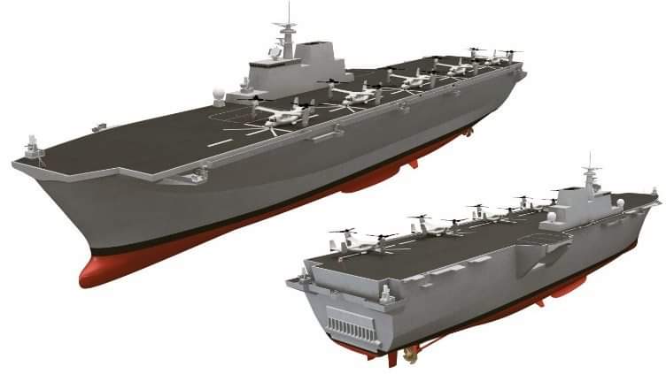 Japanese shipbuilder unveils landing helicopter dock design - Asia ...