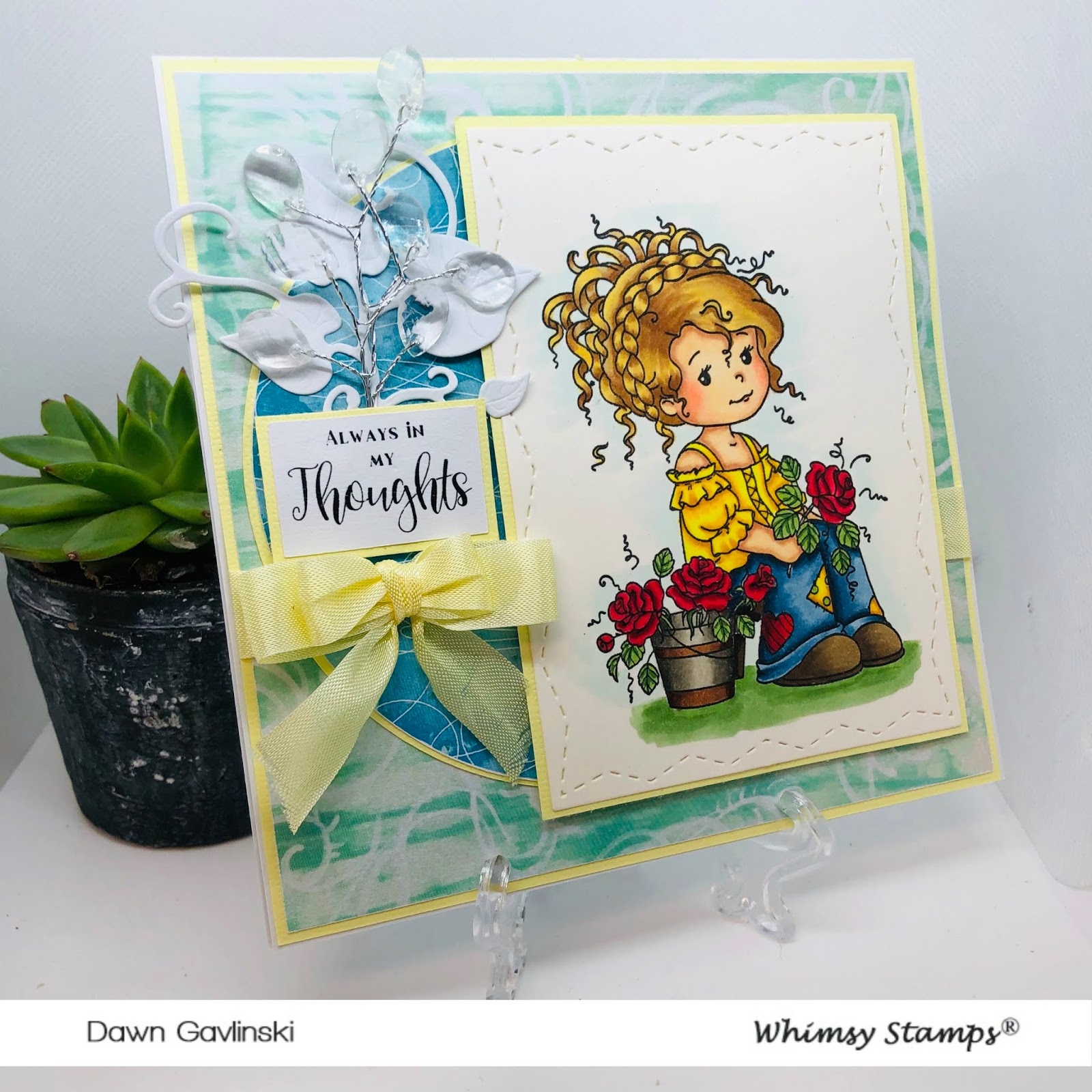 Whimsy Wee Florist / Thinking of You Card
