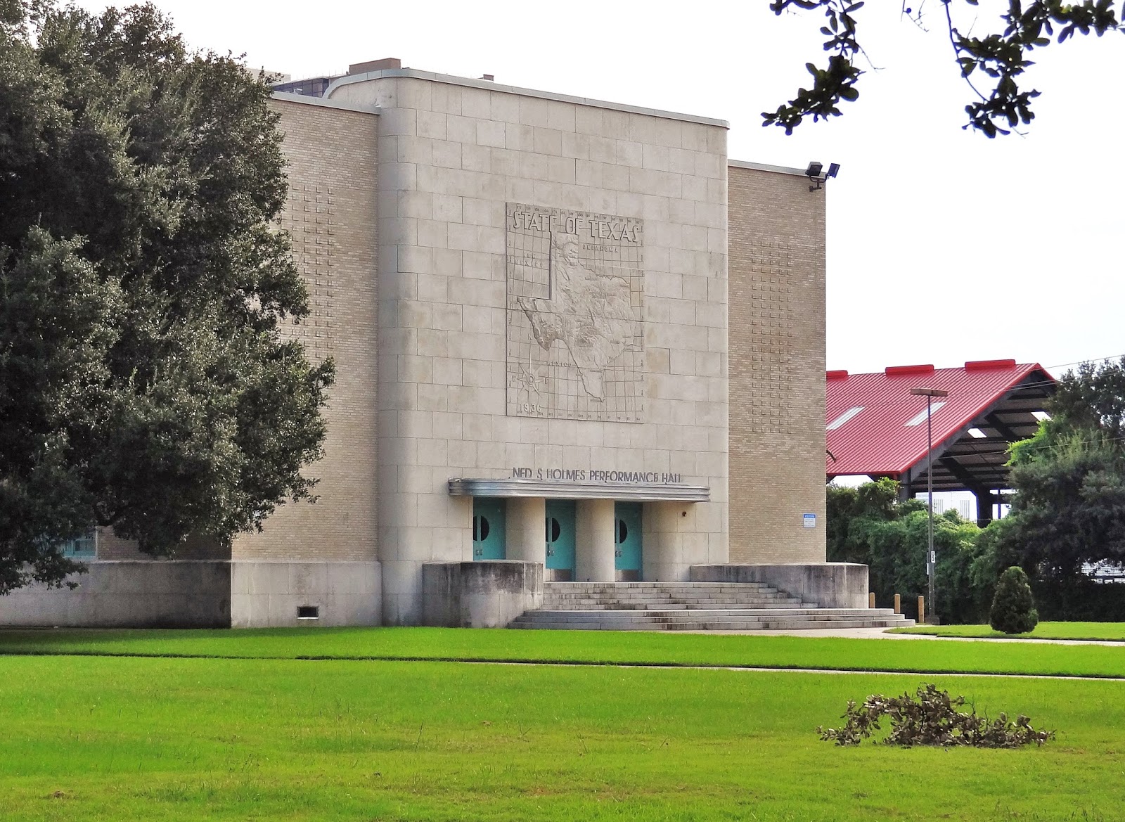 Houston in Pics: Houston Art Deco: Ned S. Holmes Performance Hall at La