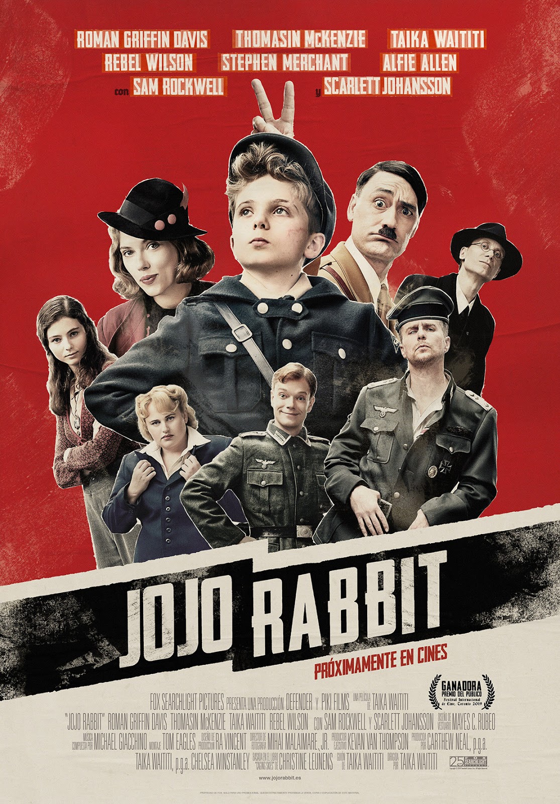 Jojo Rabbit. Taika Waititi. Ficha técnica.