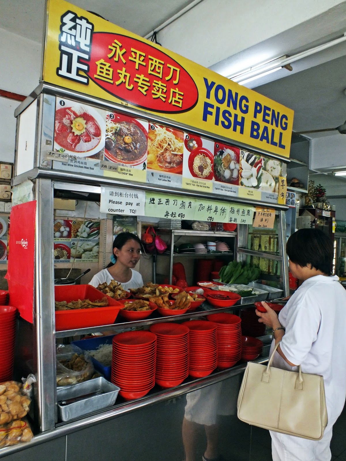 Venoth's Culinary Adventures: Yong Peng Fish Ball @ Melaka Raya, Melaka