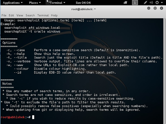 Finding Exploit Using The Searchsploit In Kali Linux - HacCoders