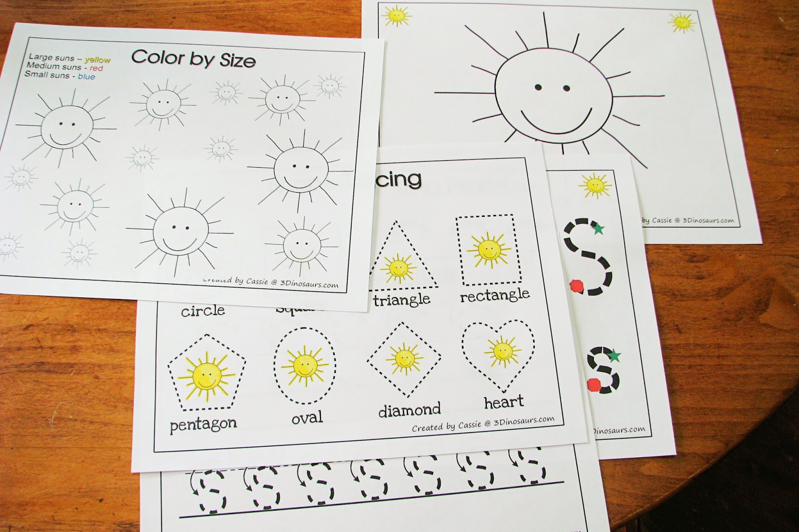 Mommy's Little Helper: Sun Preschool Theme
