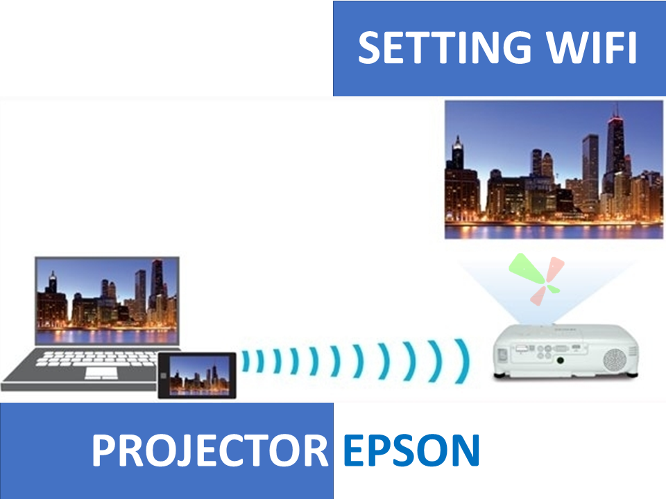 CARA SETTING WIFI PROJECTOR EPSON - PROJECTOR BALI