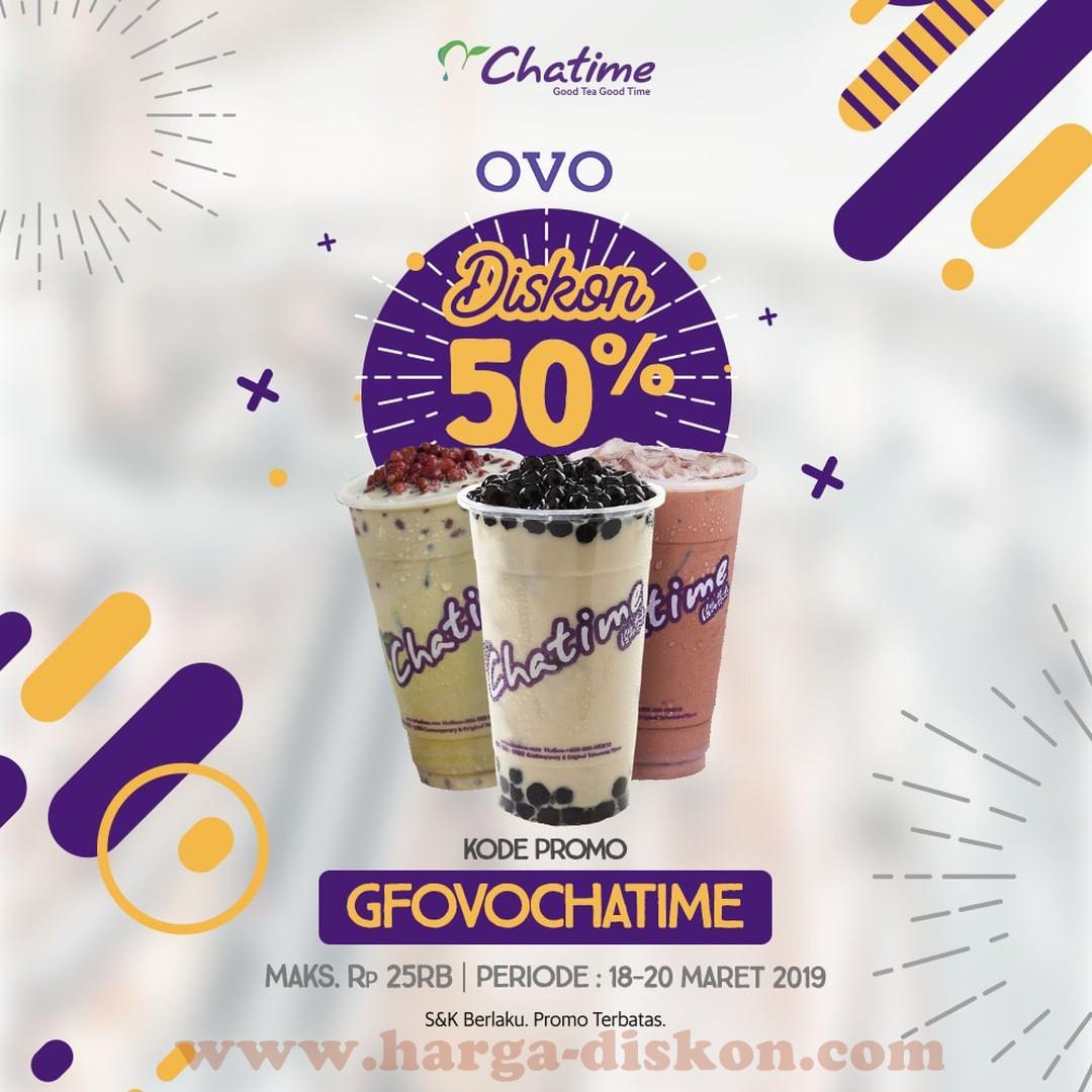 Dapatkan Diskon 50% untuk pembelian Chatime via Grab dengan pembayaran ...
