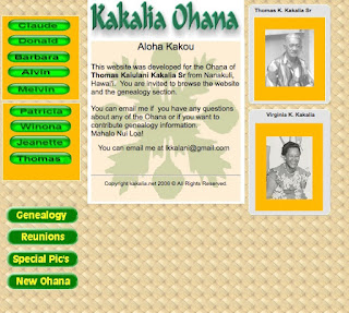 Personal Hawaiian Genealogy Pages.