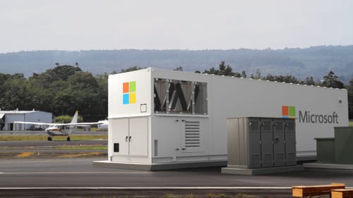 Microsoft built a mobile data center in the box