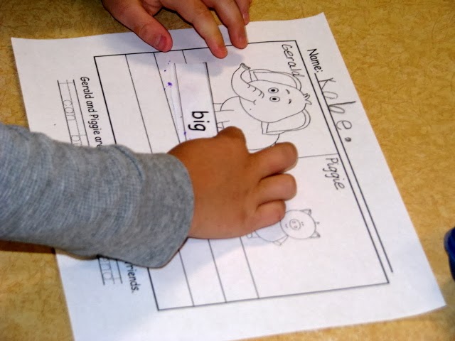 Scissors and Crayons: Elephant and Piggie Unit