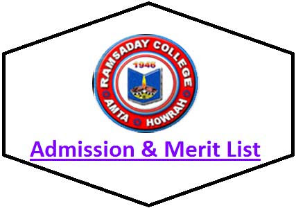 Ramsaday College Admission 2024 Online Form for UG/PG CBCS Merit List ...