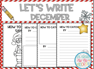 1st Grade Hip Hip Hooray!: Let's Write...December Themed!