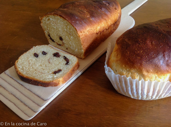 Pan con pasas de uva para el desayuno / Raisin Bread #BreadBakers | En ...