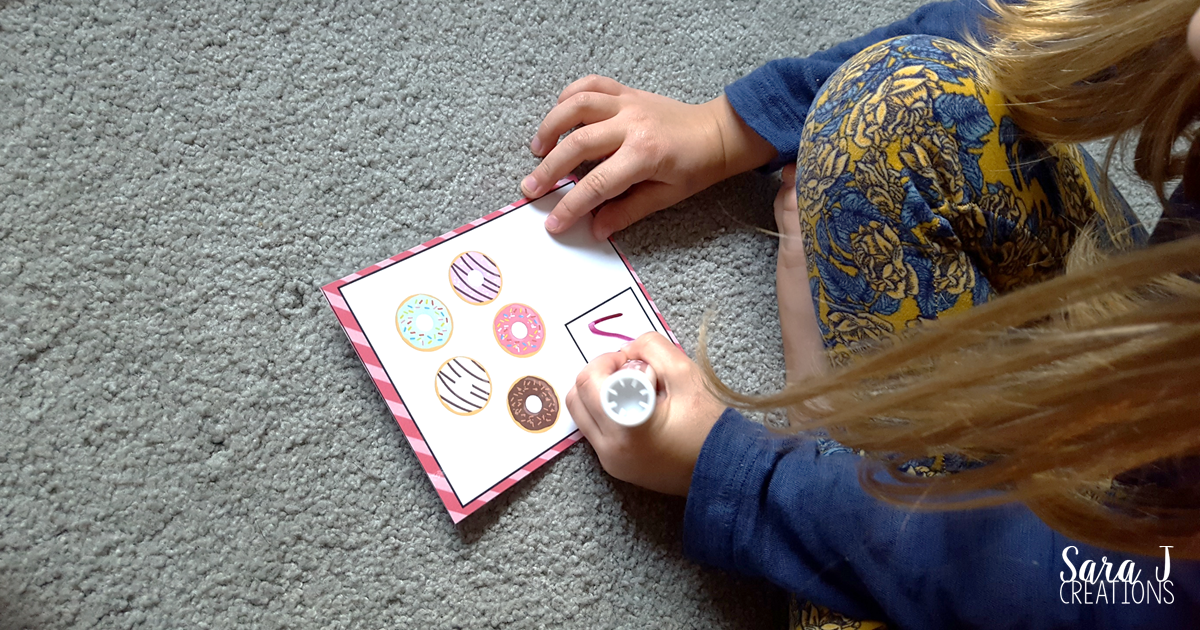 Donut Themed Math & Literacy Fun | Sara J Creations