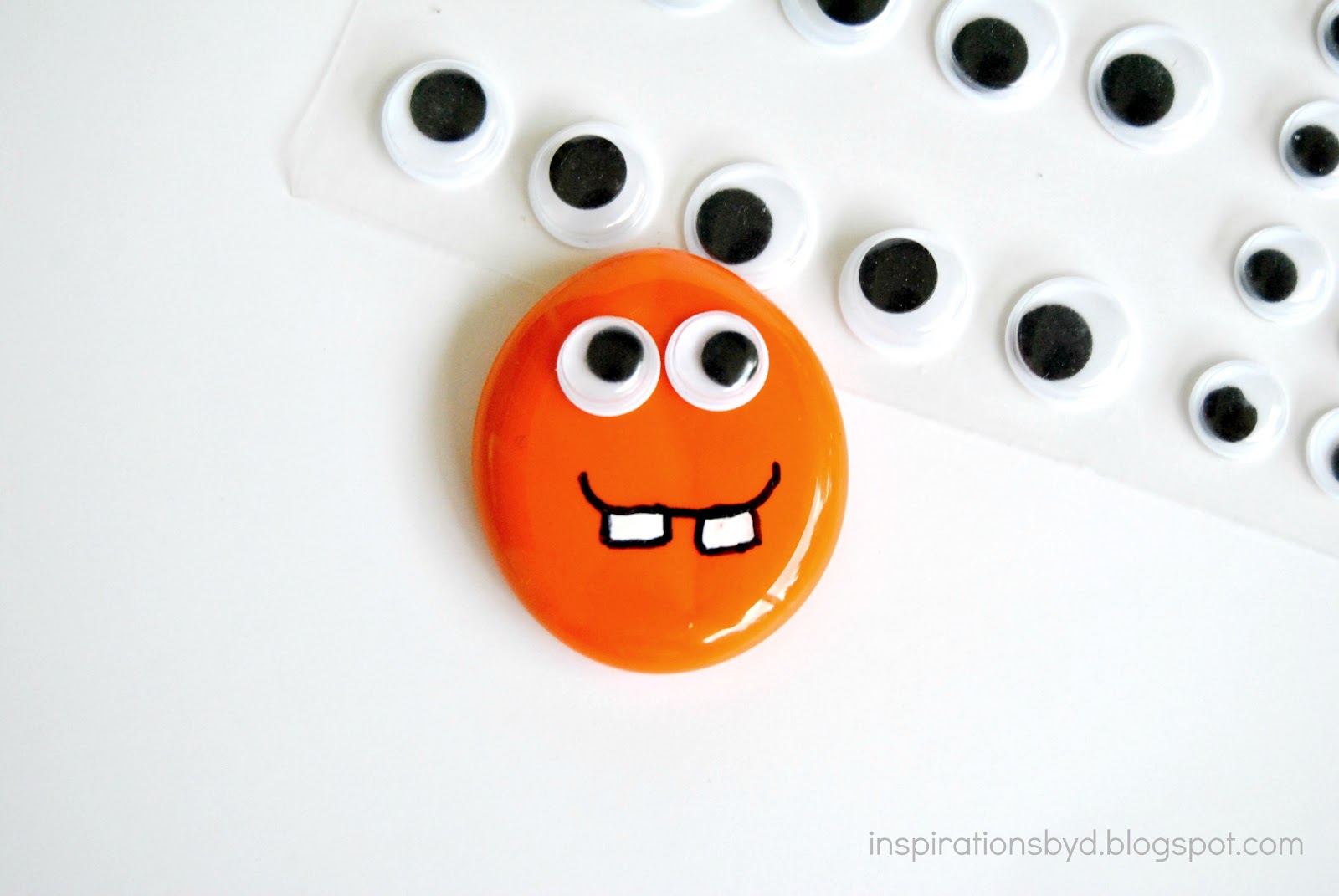 Inspirations by D: DIY: Rock Monster Paper Clips