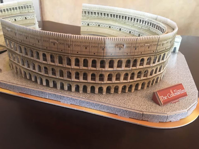 A Wise Woman Builds Her Home: Our Fun Homeschool Projects: 3D Puzzles!