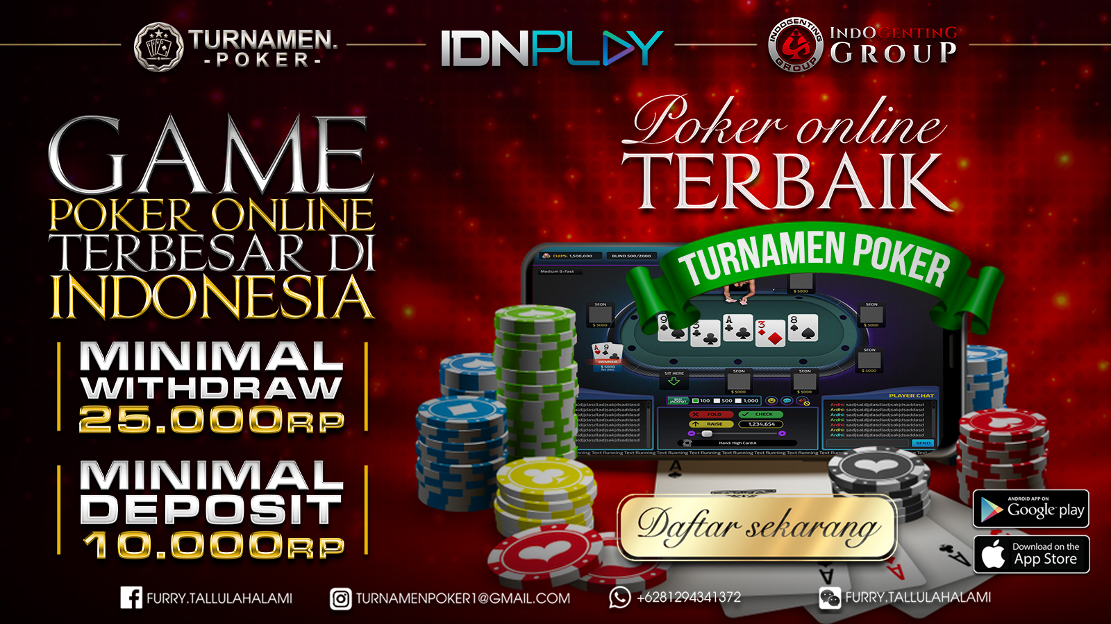 Turnamen Poker Online : Daftar Situs Agen Judi Game Poker Online Indonesia Terpercaya