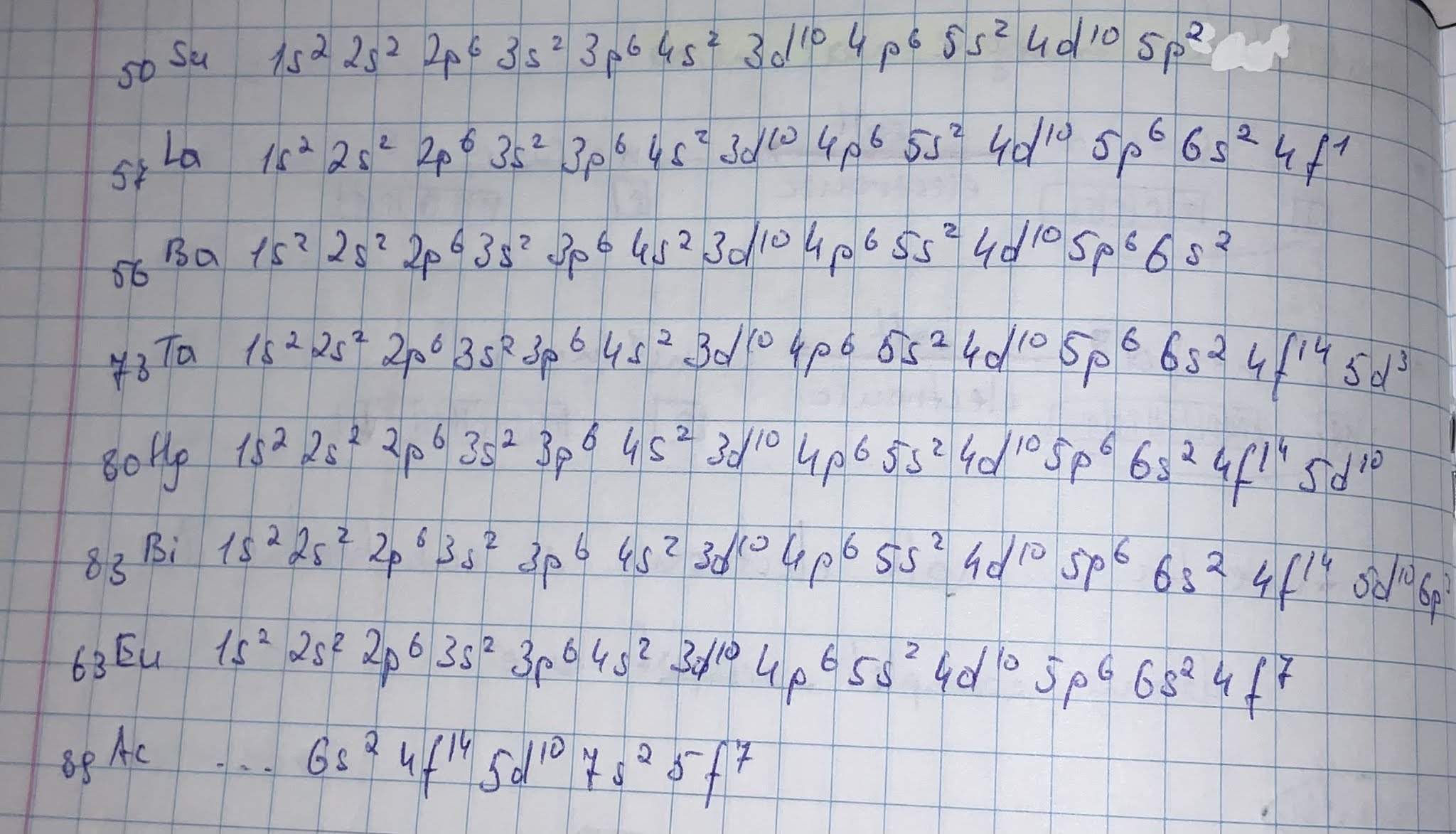 Adelina Cazacu: Chimie. Configurația electronică