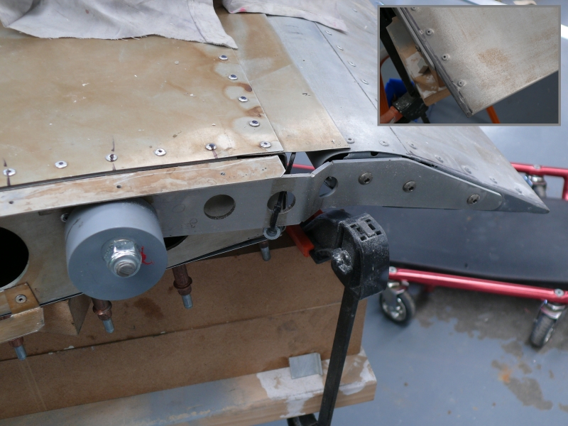 Flying Legend Tucano-R at Rylstone: Aileron Installation