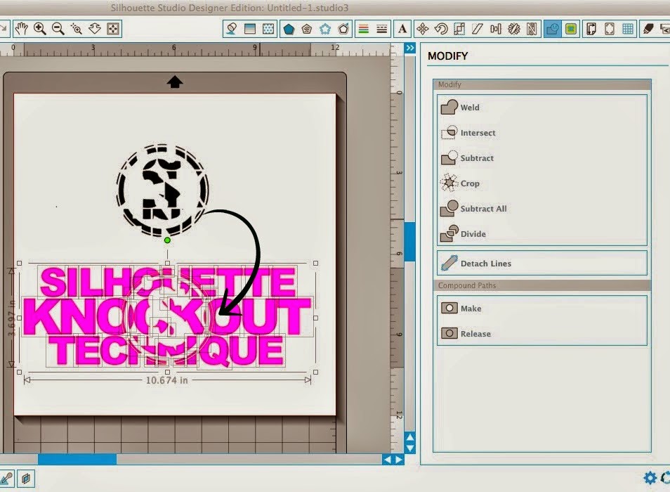 Silhouette Knockout Technique Tutorial (Part 1: Designing) | Silhouette ...