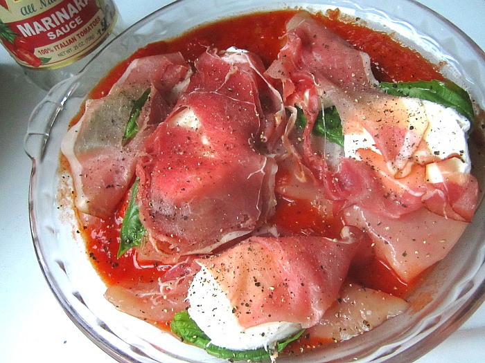 HURRICANE FOOD: Chicken Breasts w/ Smoked Ham & Mozzarella