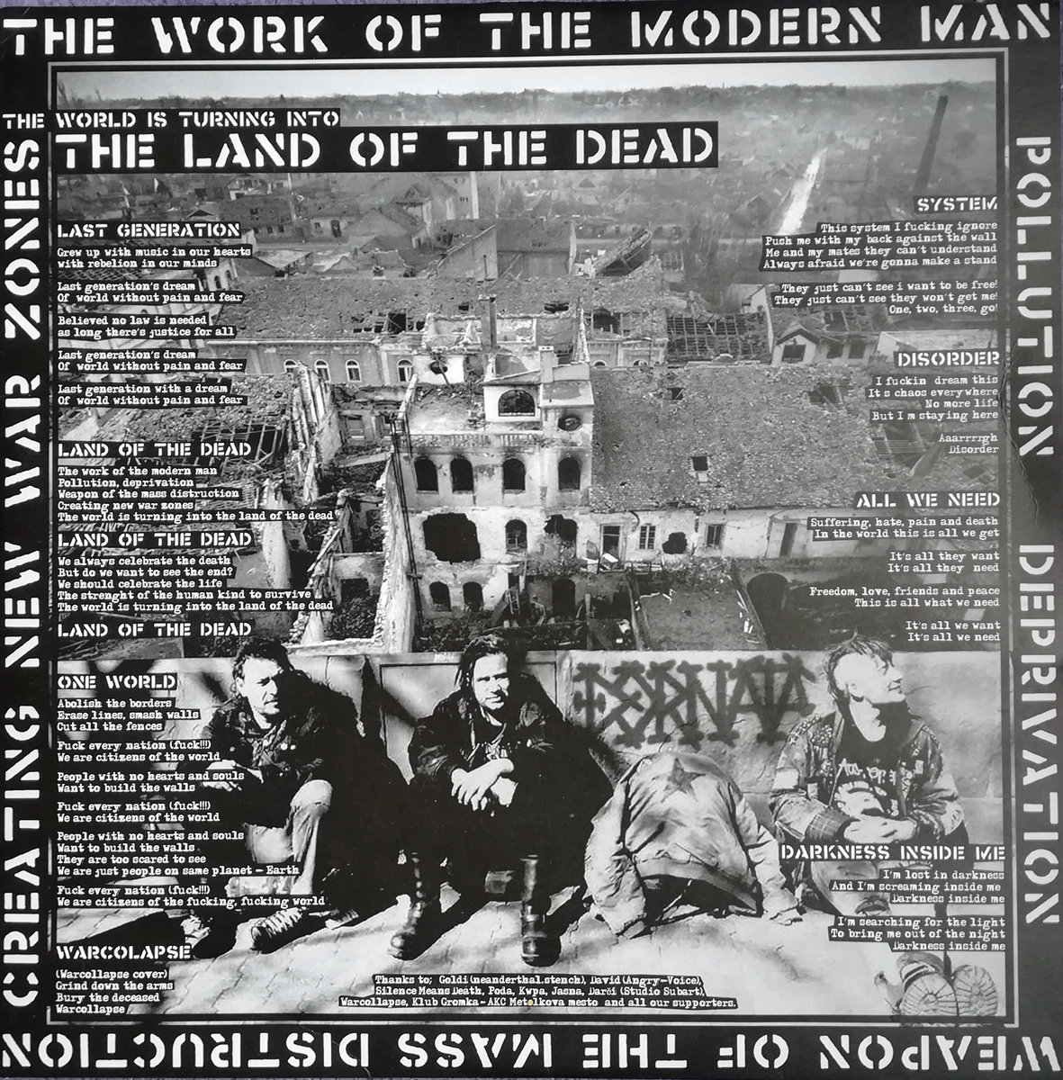 hardcore punk: Đornata / Silence Means Death - split LP