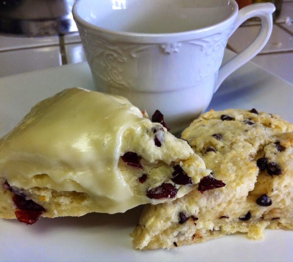 Talking Food: Cream Scones: a.k.a. A Fancy Biscuit With Stuff in It!