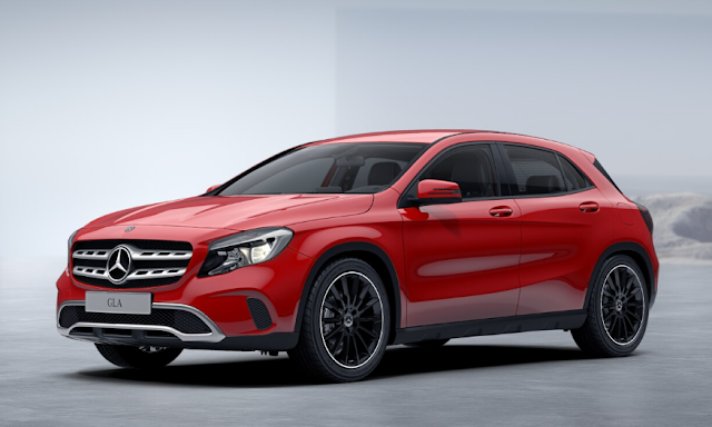 Mercedes GLA X156 Restylé (2017 à 2019) - Couleurs, code peinture