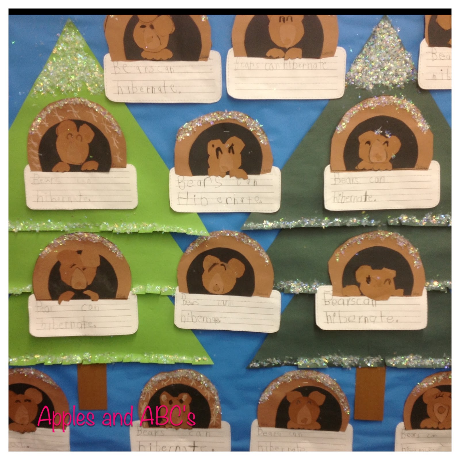 Hibernating Bears - Apples & ABC's