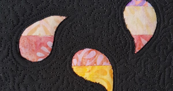 Devoted Quilter: Trying Reverse Applique - Island Batik June Challenge