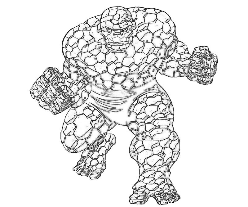 Fantastic 4 Thing Cartoon | Mario