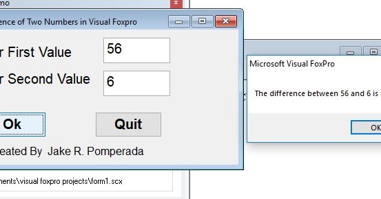 Free Programming Source Codes and Computer Programming Tutorials: Difference Between Two Numbers ...