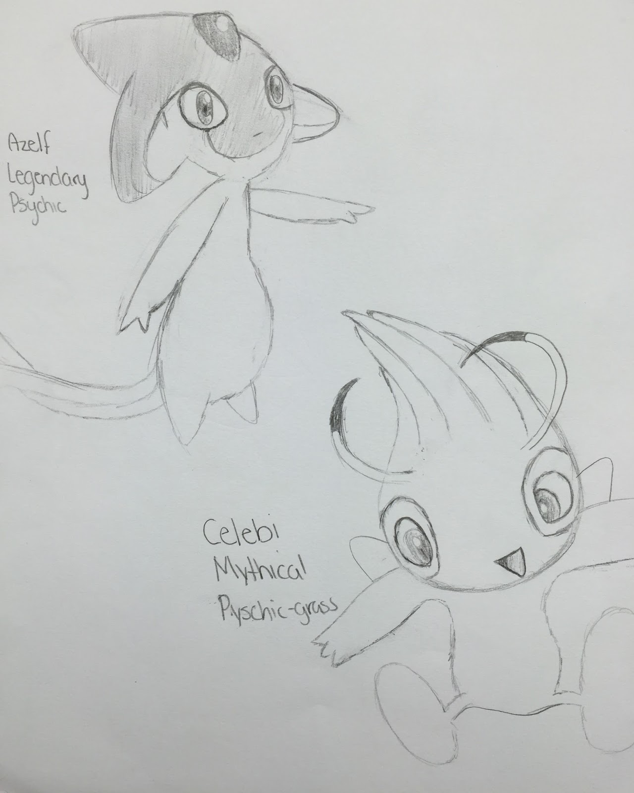 Legendary Pokemon Drawings In Pencil