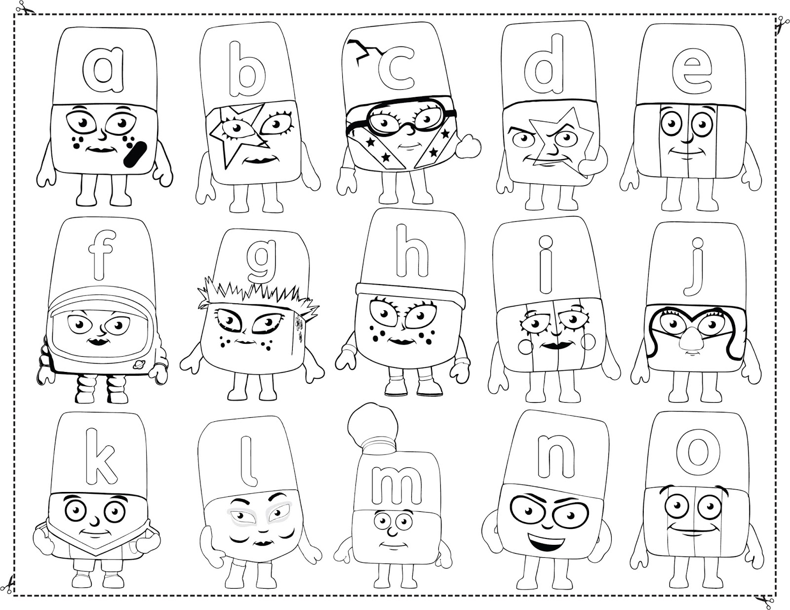 Alphablocks Coloring Pages Coloring Pages