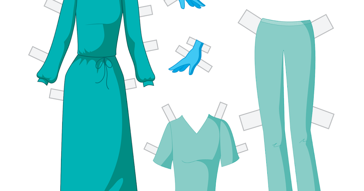 Paper Doll School: Medical Wardrobe for the Fashion Paper Dolls
