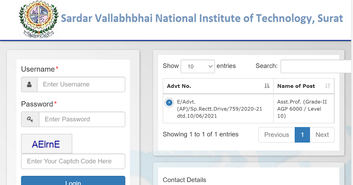 SVNIT Recruitment 2021 Apply Online | 42 Assistant Professor Vacancies
