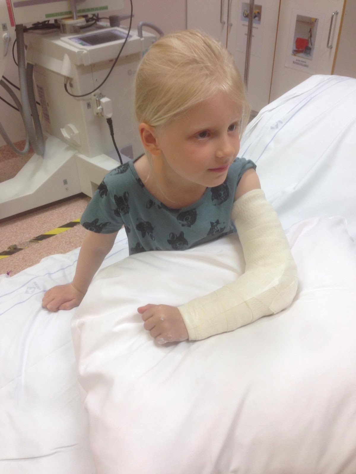 Hanna - vardag på Södra Maranvägen: Mitt bandagerade barn