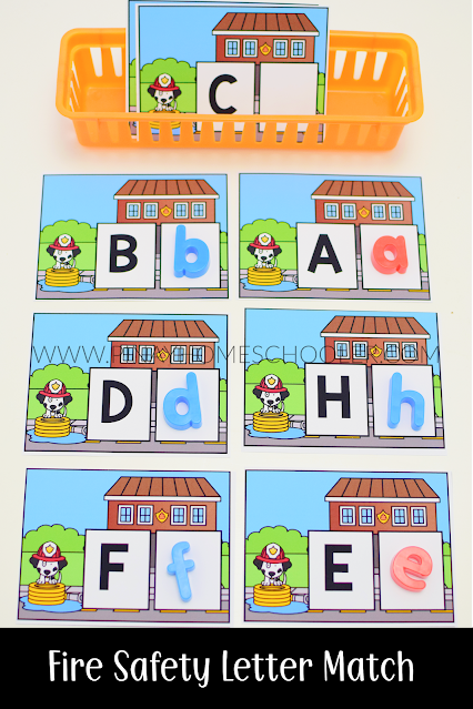 Fire Safety Themed Preschool Math and Literacy Pack | The Pinay ...