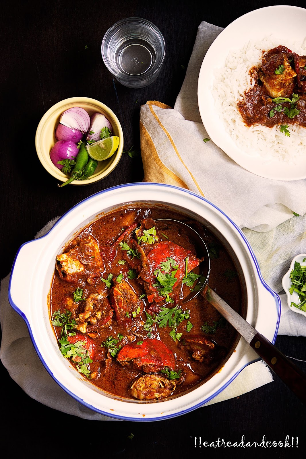 Crab Curry Maharashtrian Style