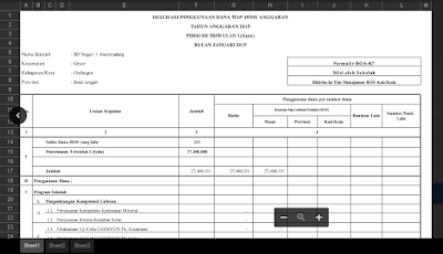 Format BOS K7, Format K7a 2017, Contoh Pengisian BOS K7 | Administrasi Guru SMP dan MTs