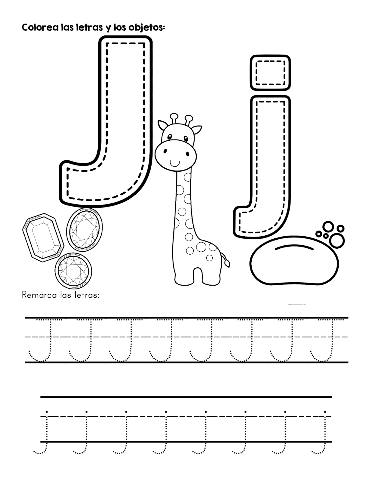 Fichas De Abecedario Para Colorear Y Aprender El Trazo En