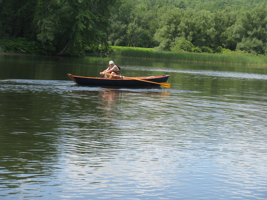 Building a Northeaster Dory: Sliding Seat Launch