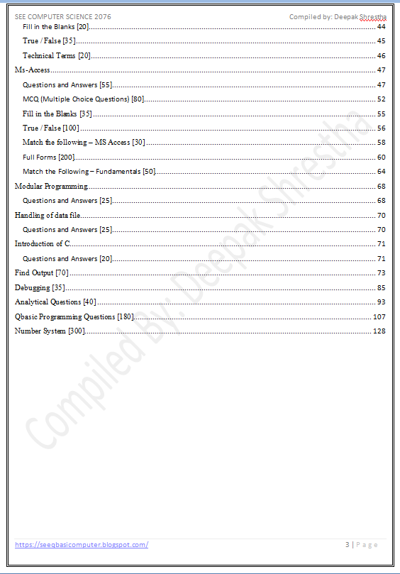 Qbasic Programming Solutions and SLC / SEE Computer Science Questions ...
