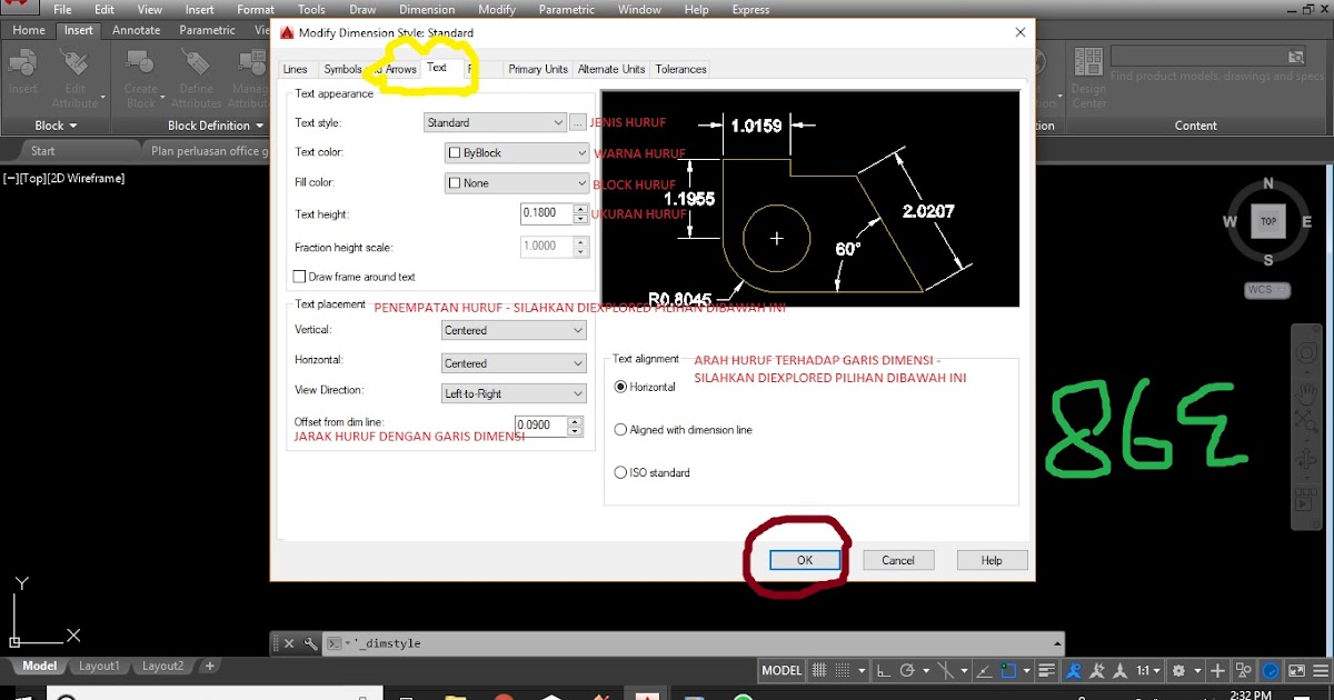 86 ENGINEERING: BELAJAR AUTOCAD – MEMBUAT UKURAN DIMENSI BARU – TEXT