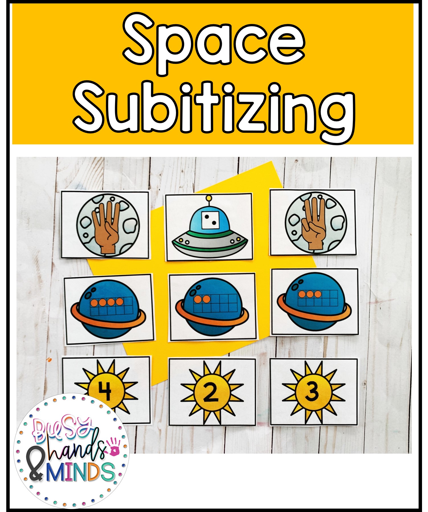 Space Preschool Theme | Busy Hands and Minds